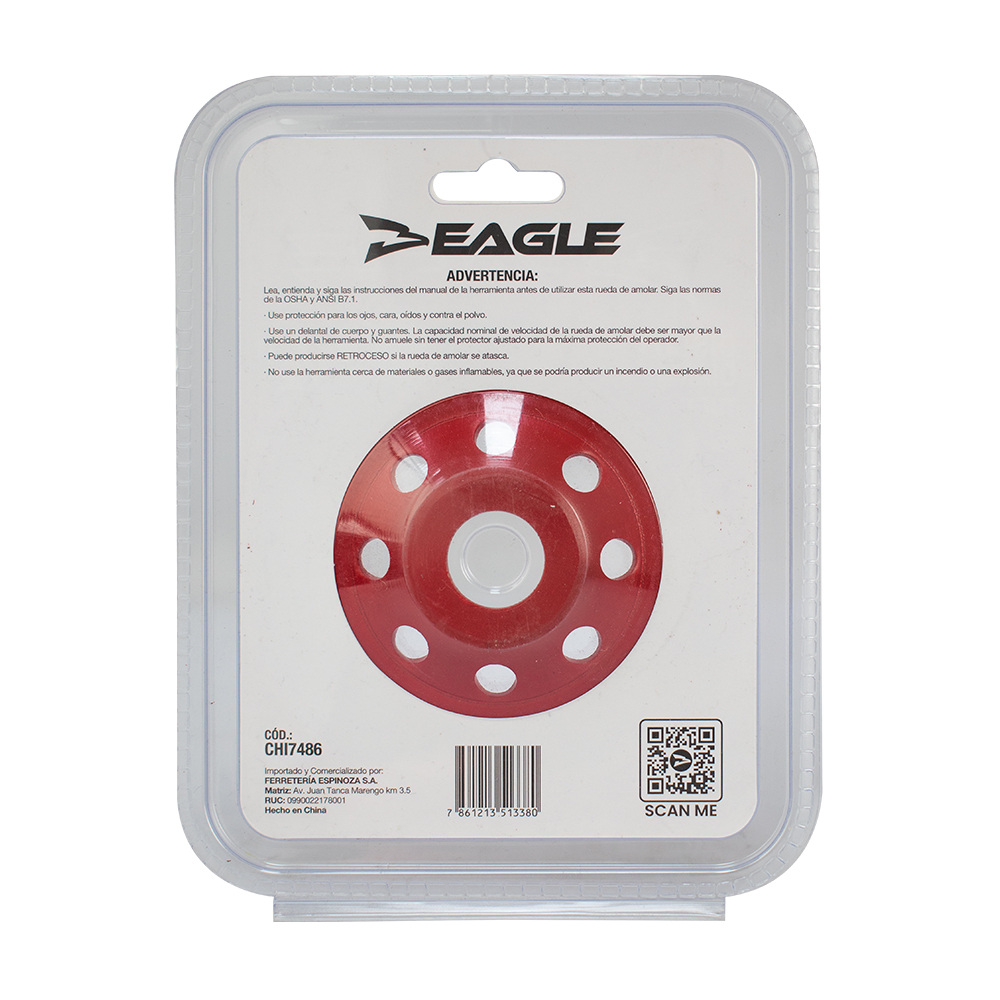 Disco copa Eagle diamantado 115 mm - Producto - Eagle